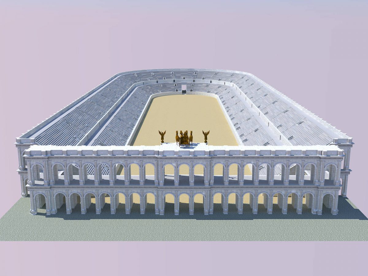 Stadium of Domitian - History in 3D