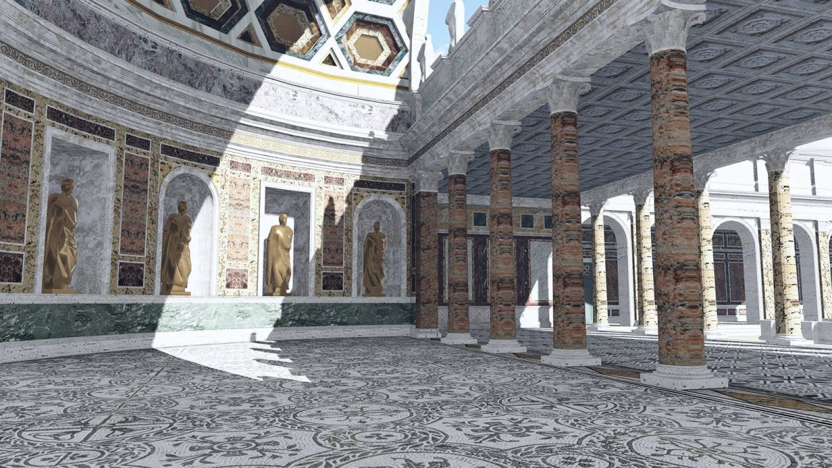 Baths of Trajan - History in 3D