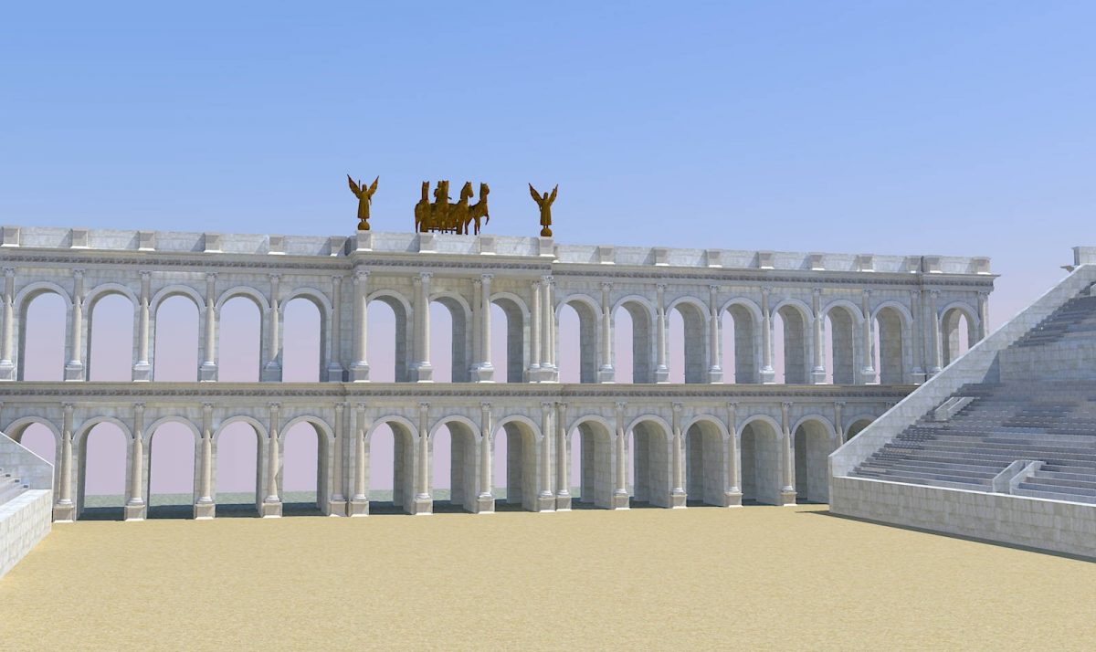 Stadium of Domitian - History in 3D