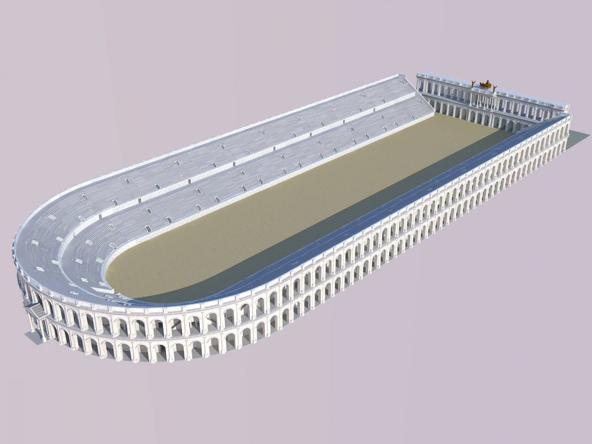 Stadium of Domitian - History in 3D