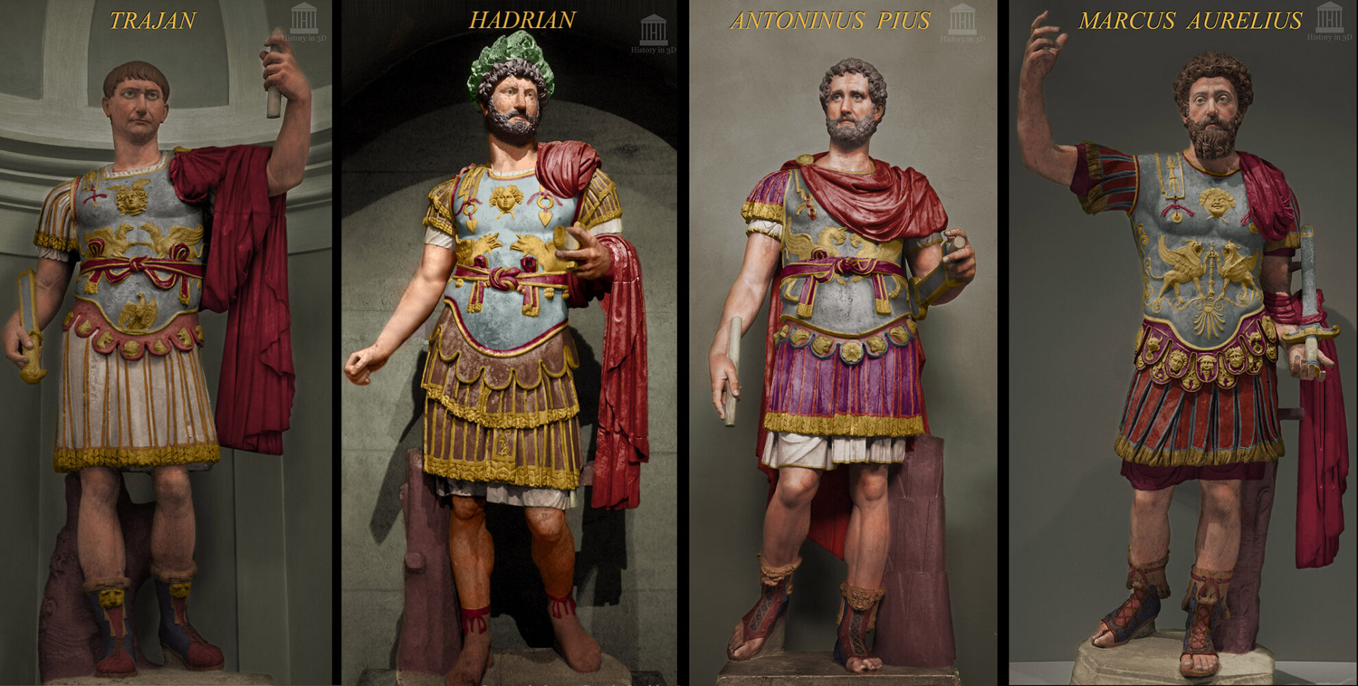 "HISTORY IN 3D" recreates the real faces for the ancient Rome greatest ...