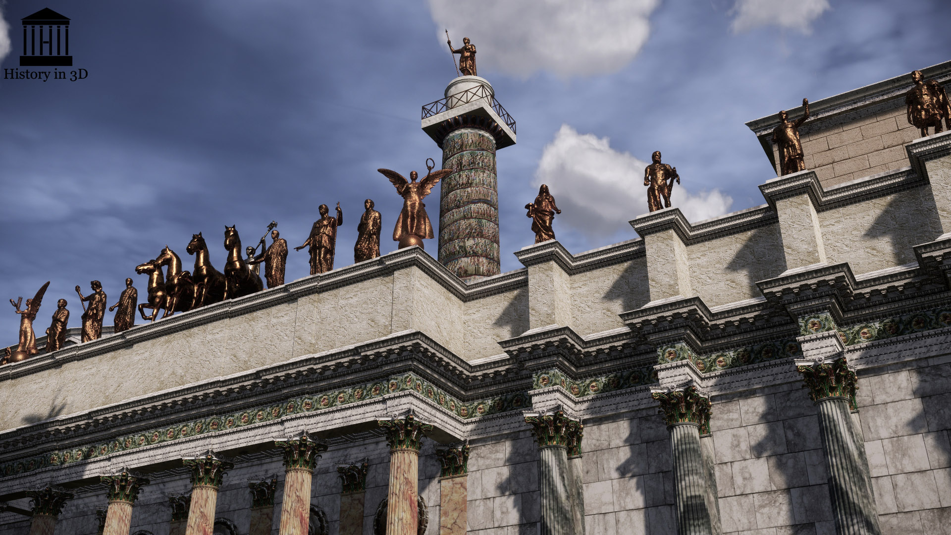 Trajan S Column Rome Maps