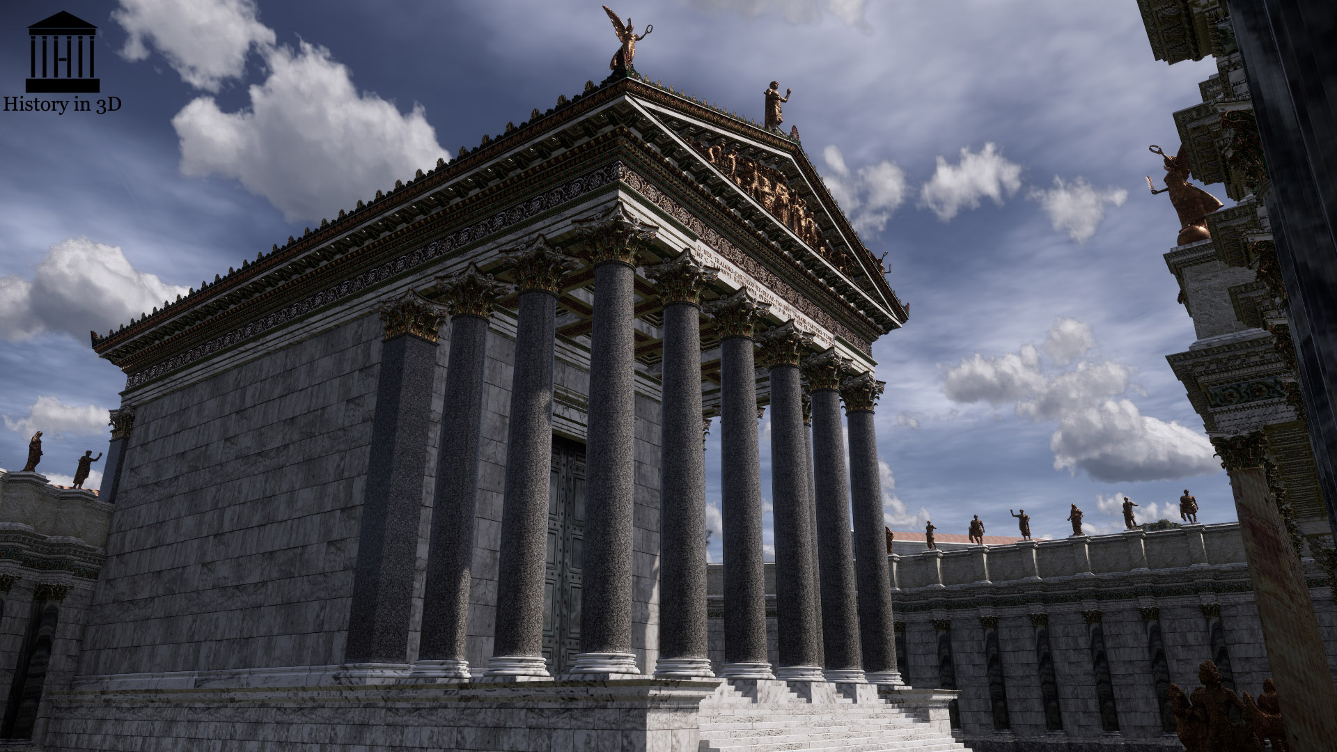 "HISTORY IN 3D" recreates Trajan's column in full-color, and its ...