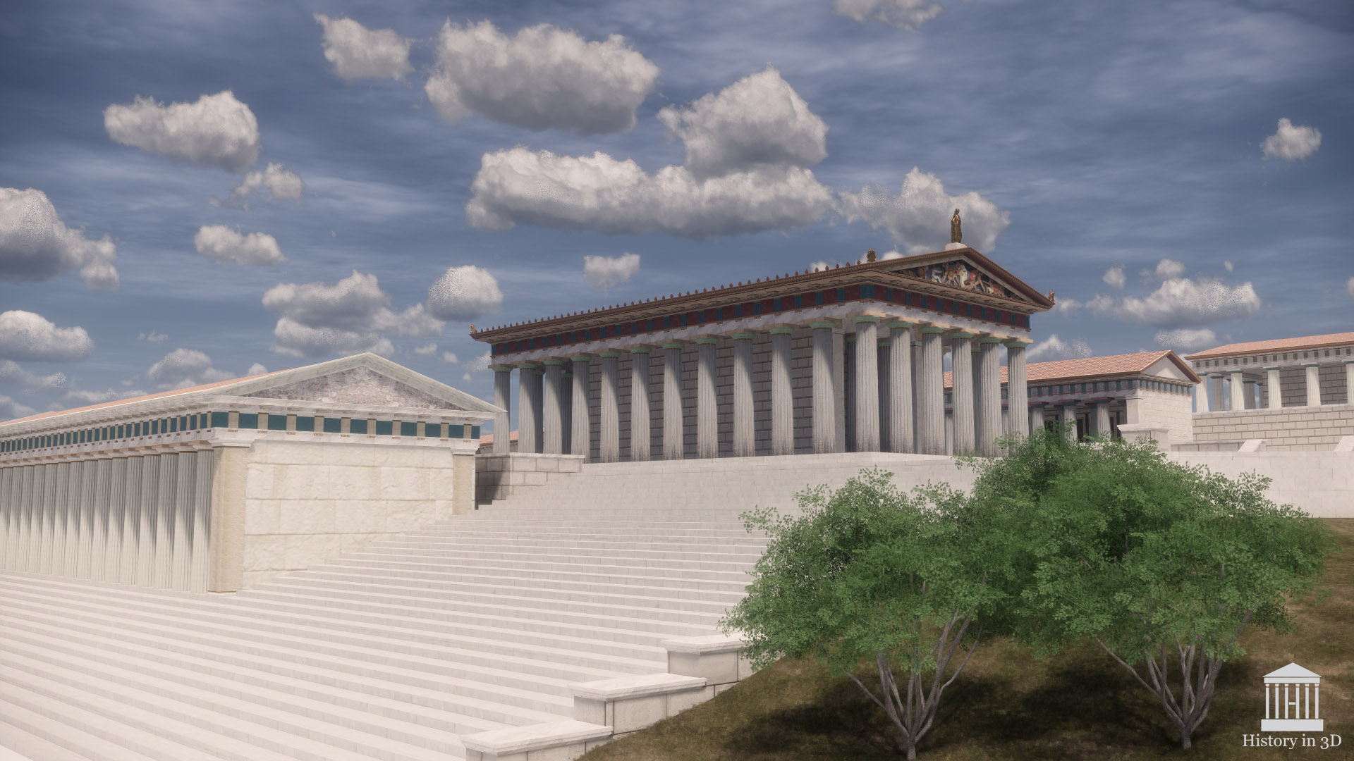 Ancient Greece Famous Sites Recreated in 3D - VIDEO - History in 3D