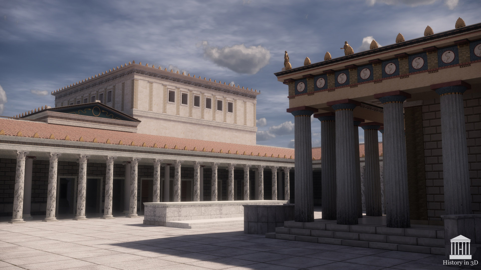 Ancient Greece Famous Sites Recreated in 3D - VIDEO - History in 3D
