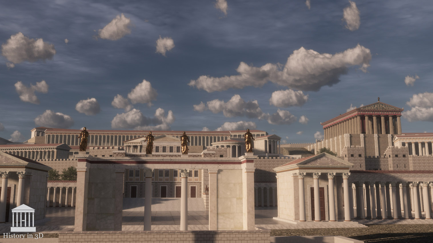 Ancient Greece Famous Sites Recreated in 3D - VIDEO - History in 3D