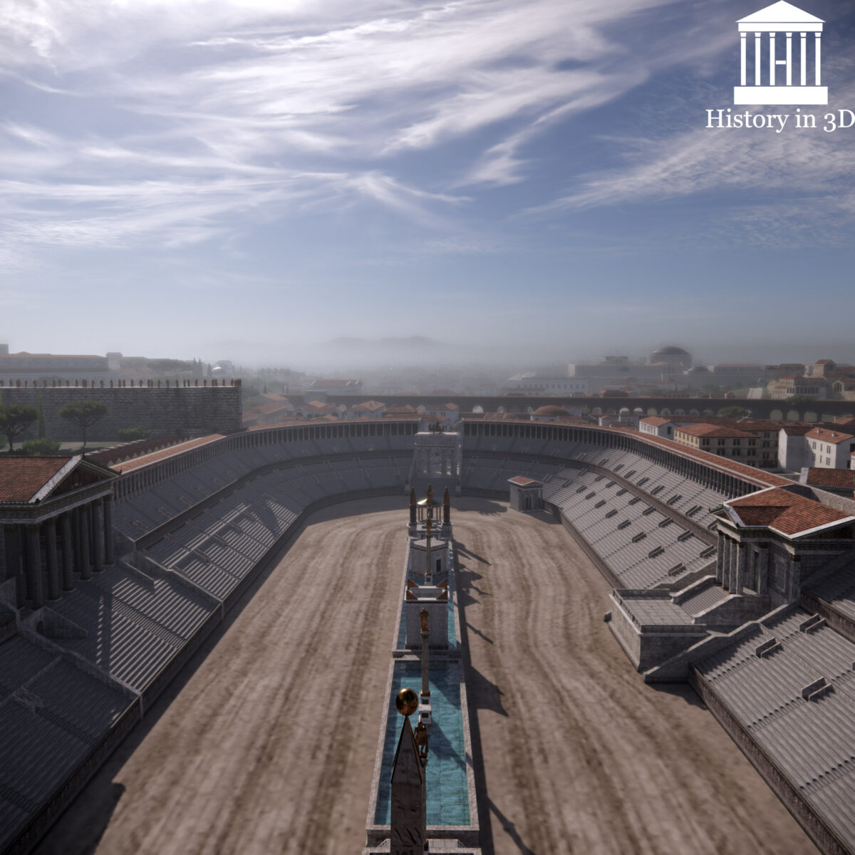 CIRCUS MAXIMUS - Video Tour - History in 3D