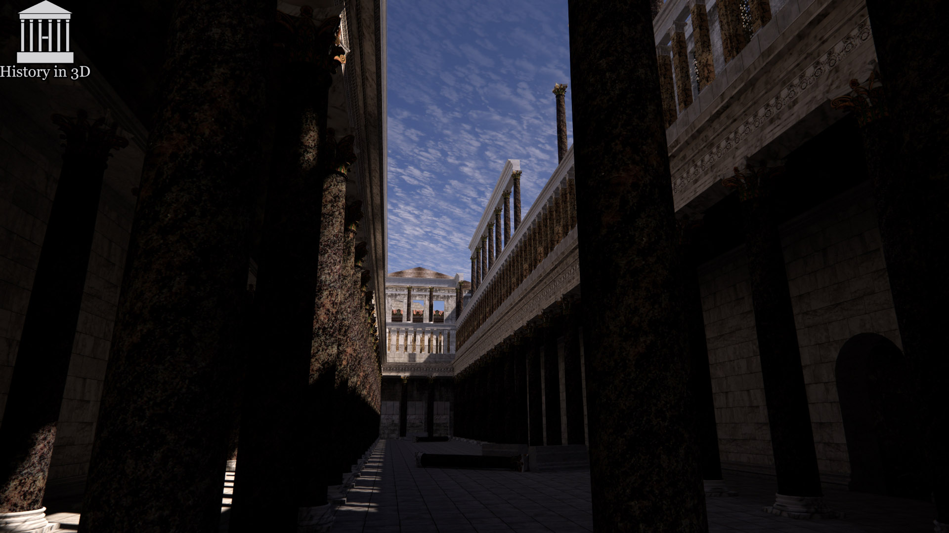 "HISTORY IN 3D" recreates in 3D what did Forum Romanum look like in 410 ...