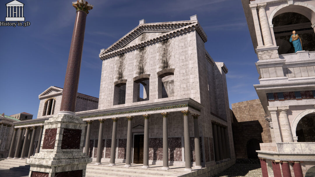 "HISTORY IN 3D" recreates in 3D what did Forum Romanum look like in 410 ...