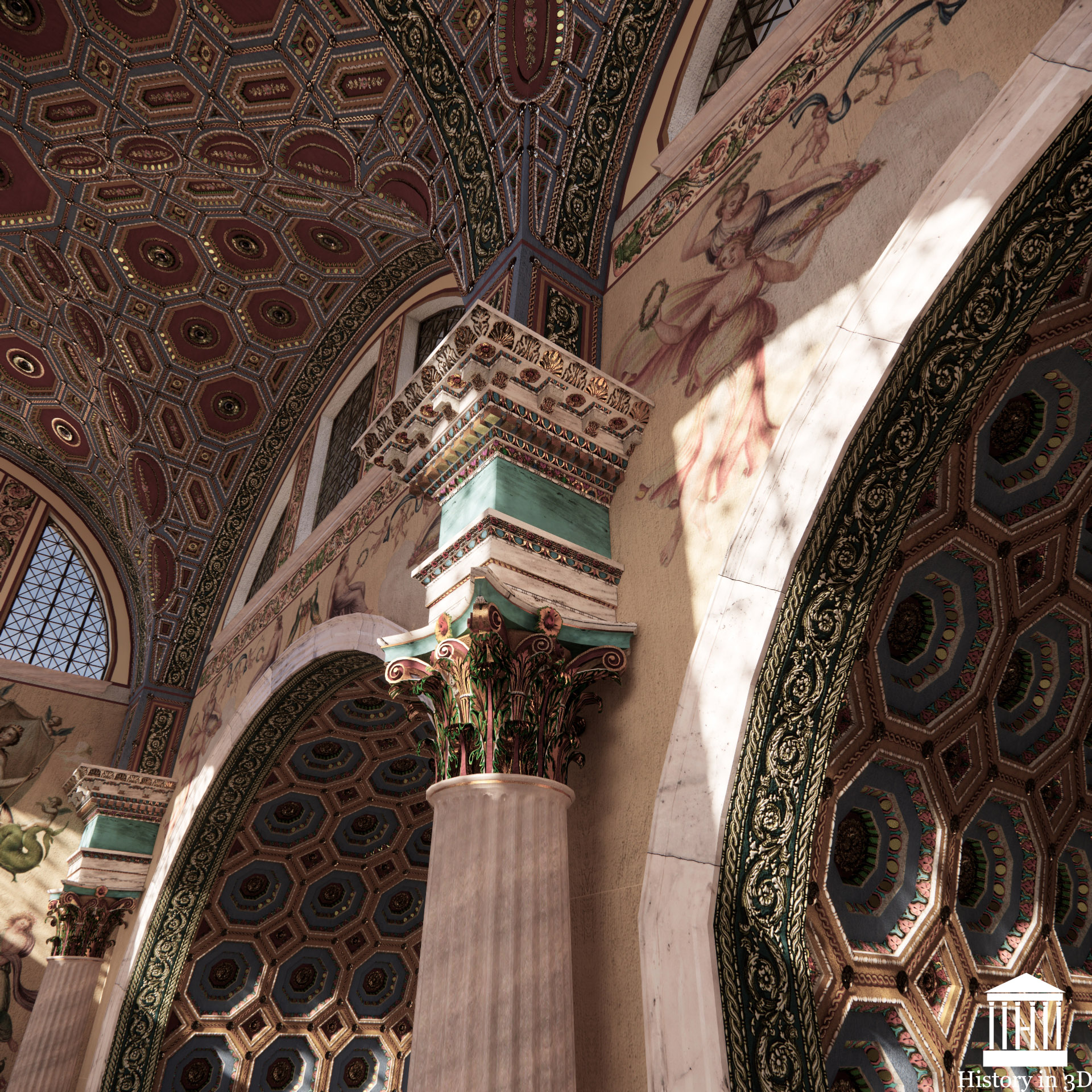 Detailed Rome in 3D reconstruction, with correct colours - 2023 year ...