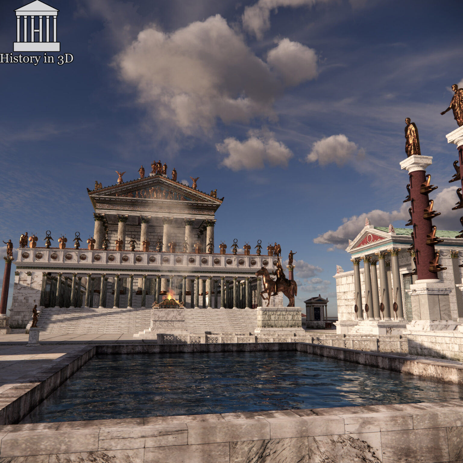 Detailed Rome in 3D reconstruction, with correct colours - 2023 year ...