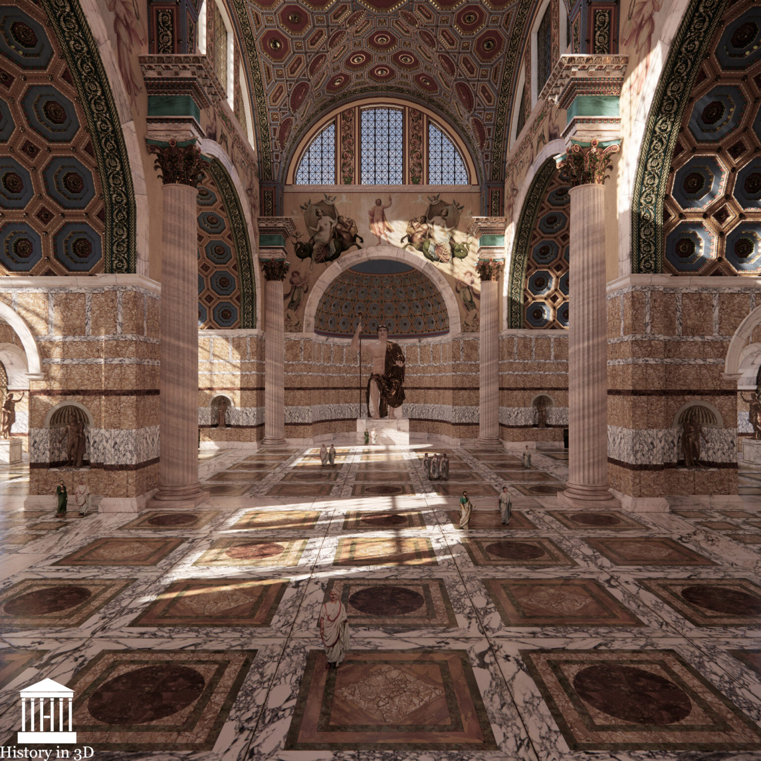 Detailed Rome in 3D reconstruction, with correct colours - 2023 year ...
