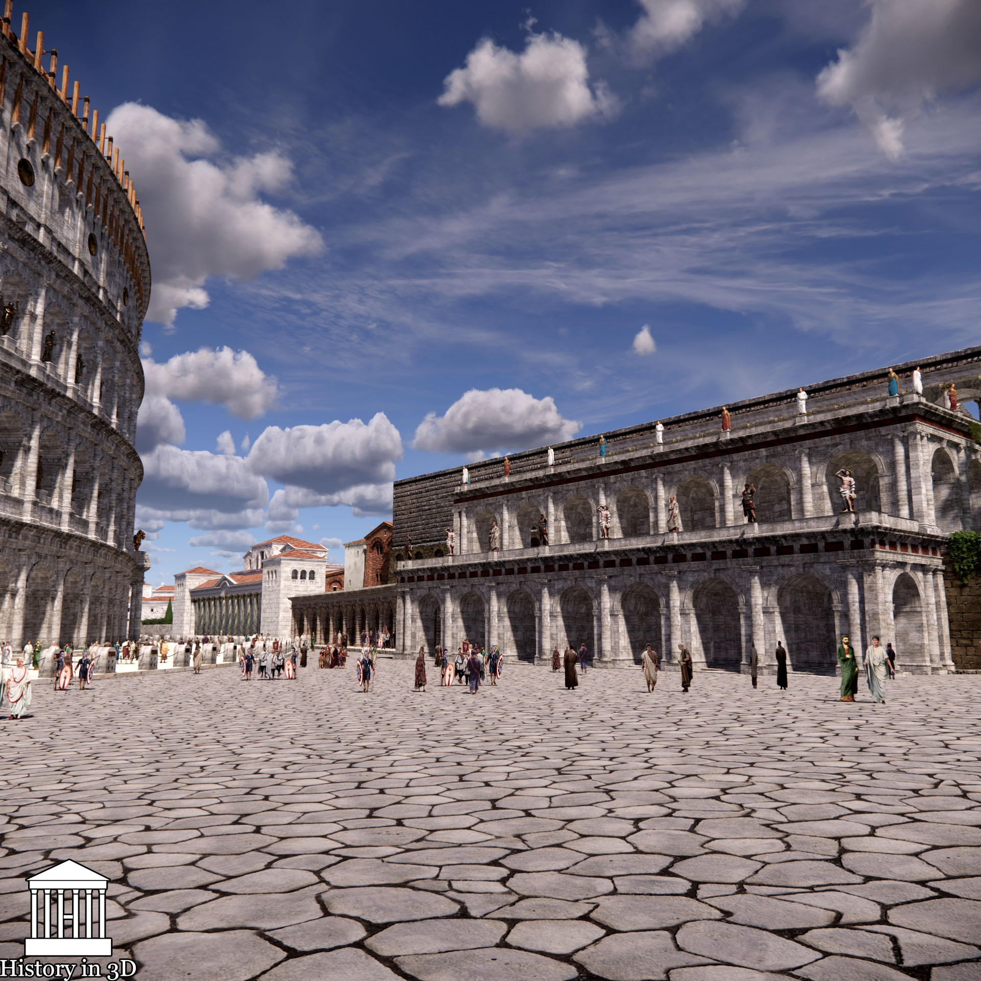 Detailed Rome in 3D reconstruction, with correct colours - 2023 year ...