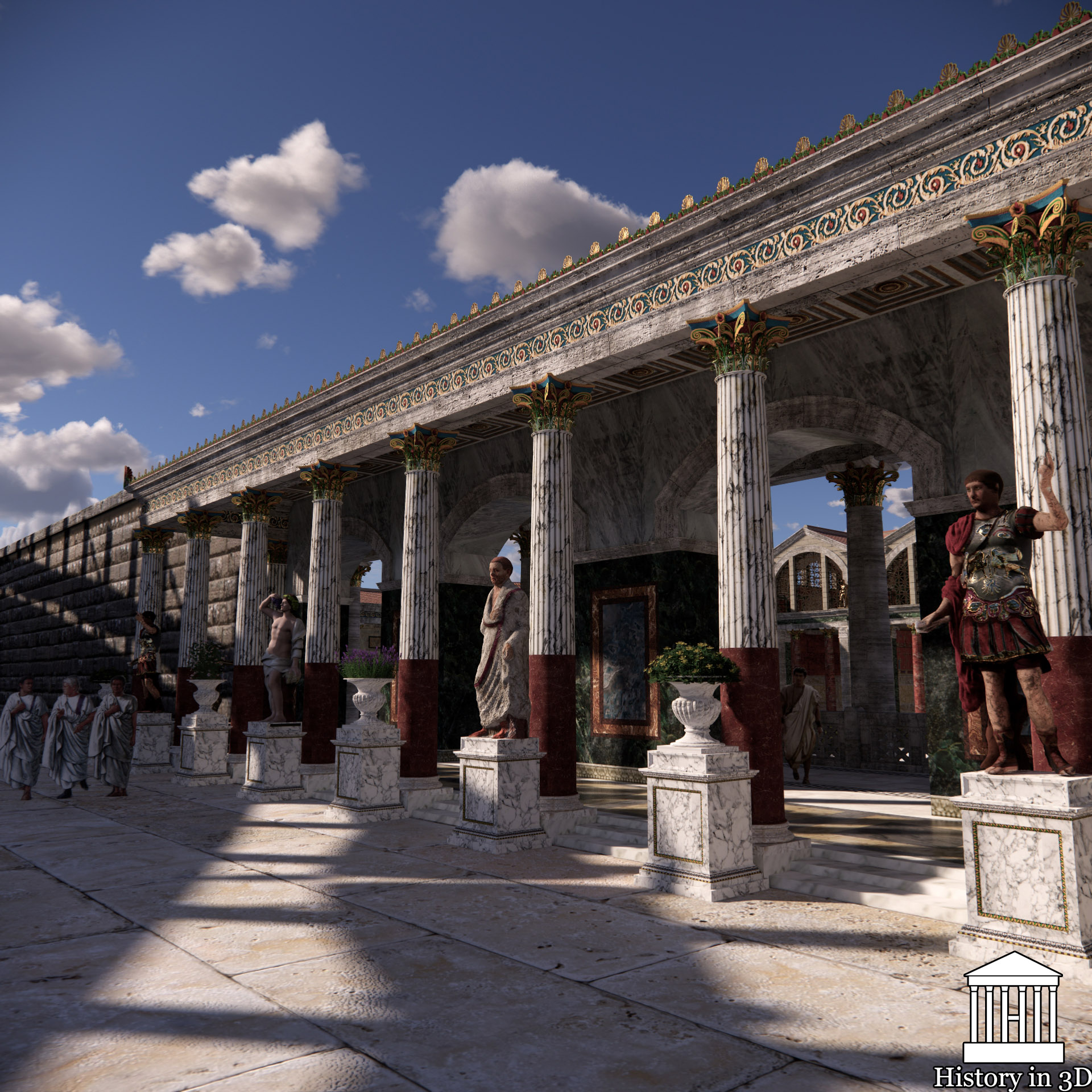 Detailed Rome in 3D reconstruction, with correct colours - 2023 year ...