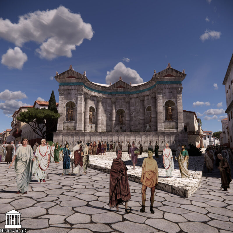 Detailed Rome in 3D reconstruction, with correct colours - 2023 year ...