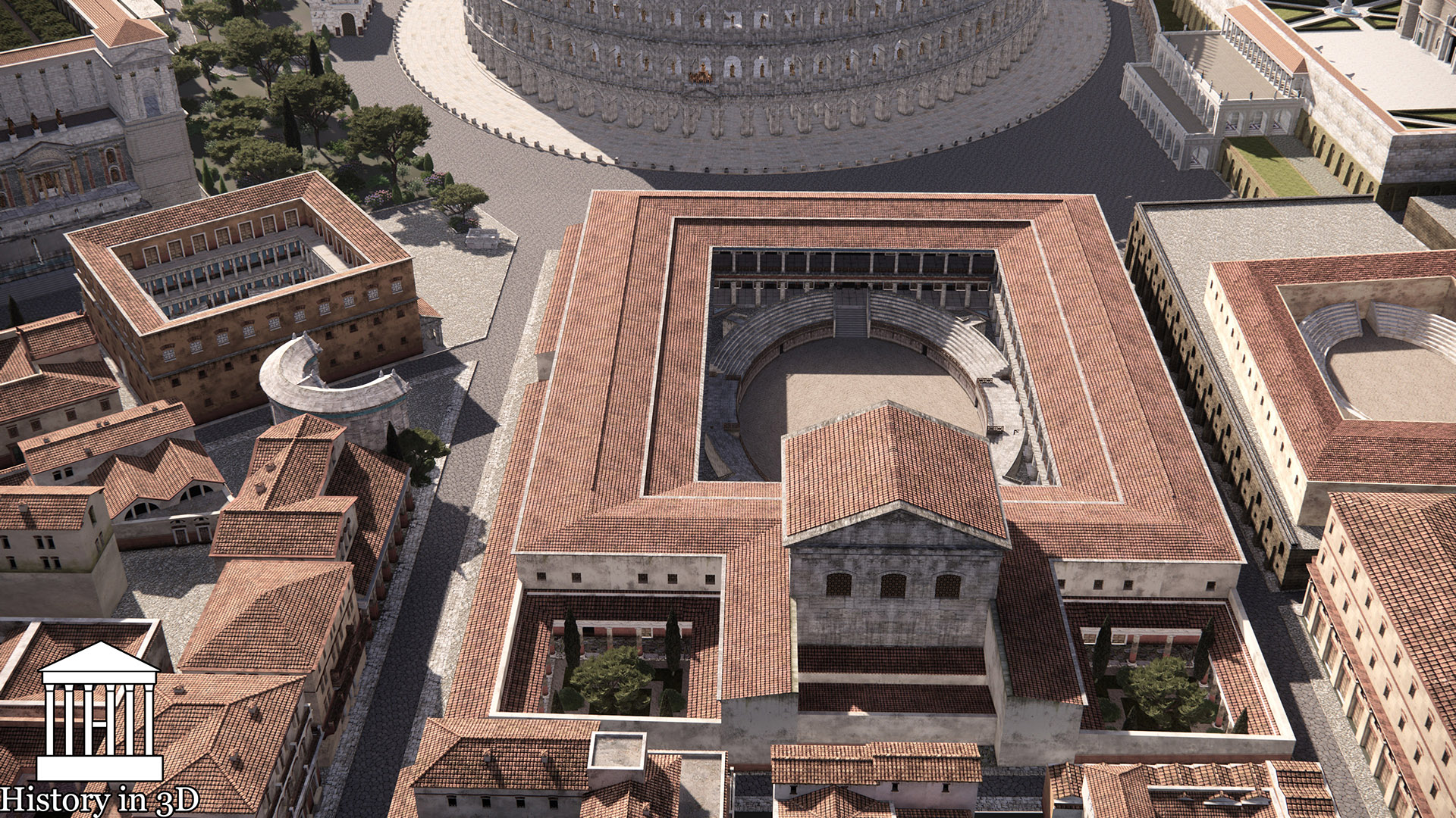 Detailed Rome in 3D reconstruction, with correct colours - 2023 year ...